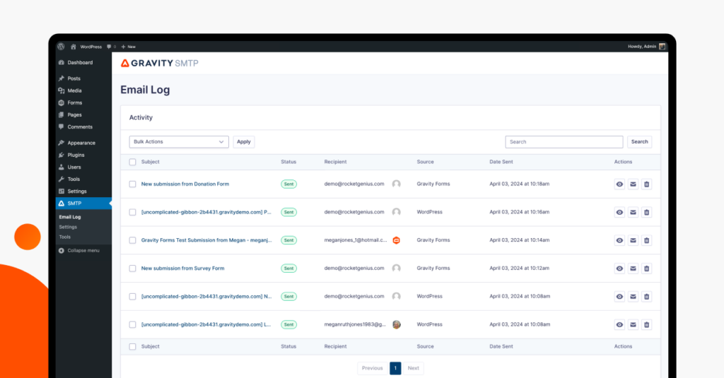 6 Best WordPress SMTP Plugins Compared in 2024 - Gravity Forms