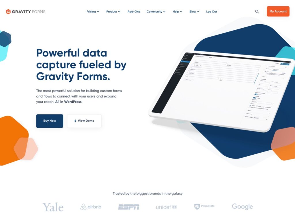 The Ultimate WordPress Form Plugin List 2024 - Gravity Forms