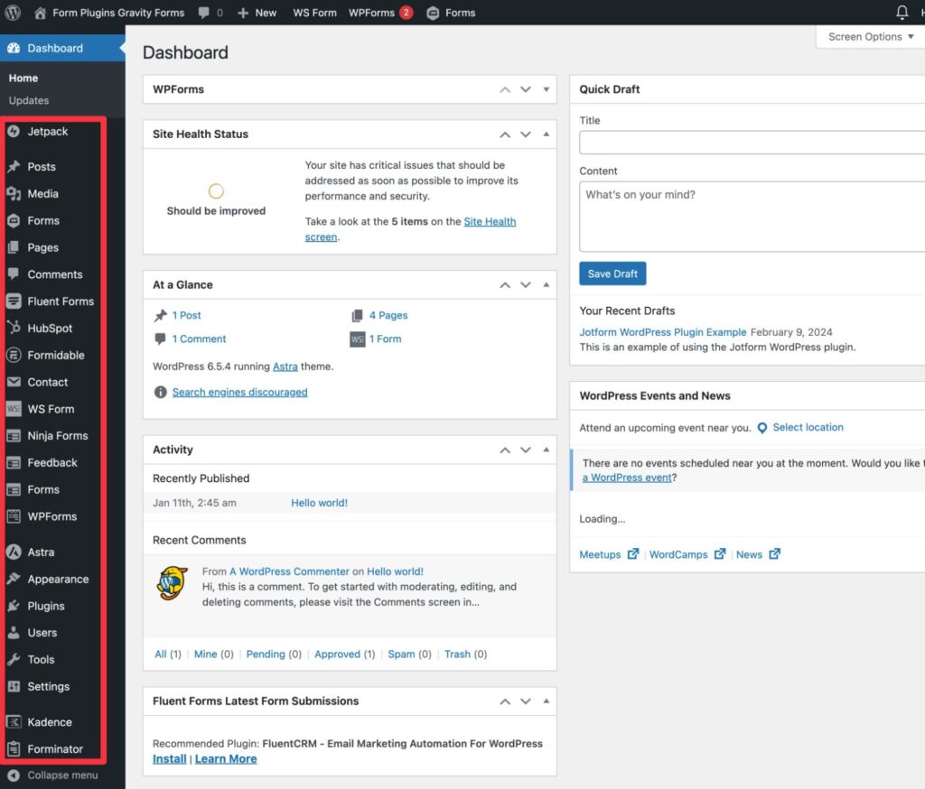 The Ultimate WordPress Form Plugin List 2024 - Gravity Forms