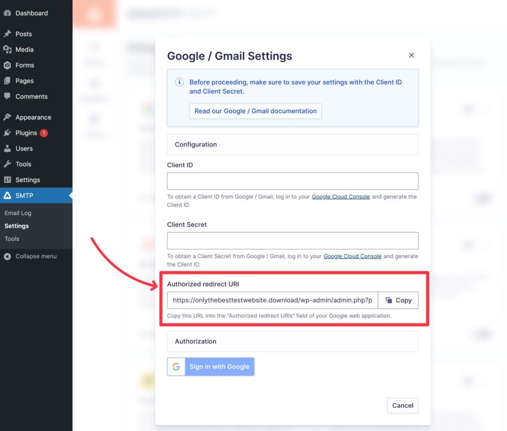 How to Use Google Workspace / Gmail to Send WordPress Emails - Gravity ...