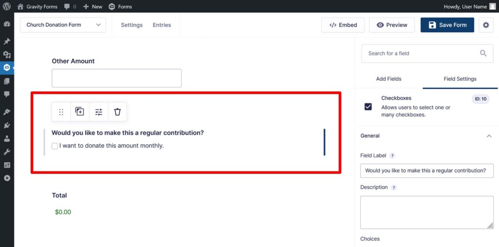 Starter Guide: How to Create a Church Donation Form - Gravity Forms