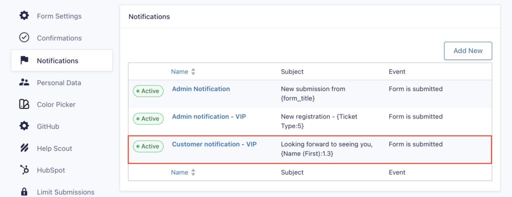 WordPress Form Notification Emails - Conditional Logic