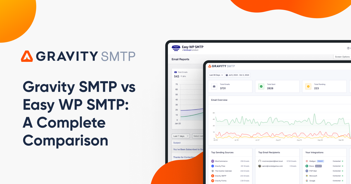 Easy WP SMTP vs Gravity SMTP: A Complete Comparison - Gravity Forms