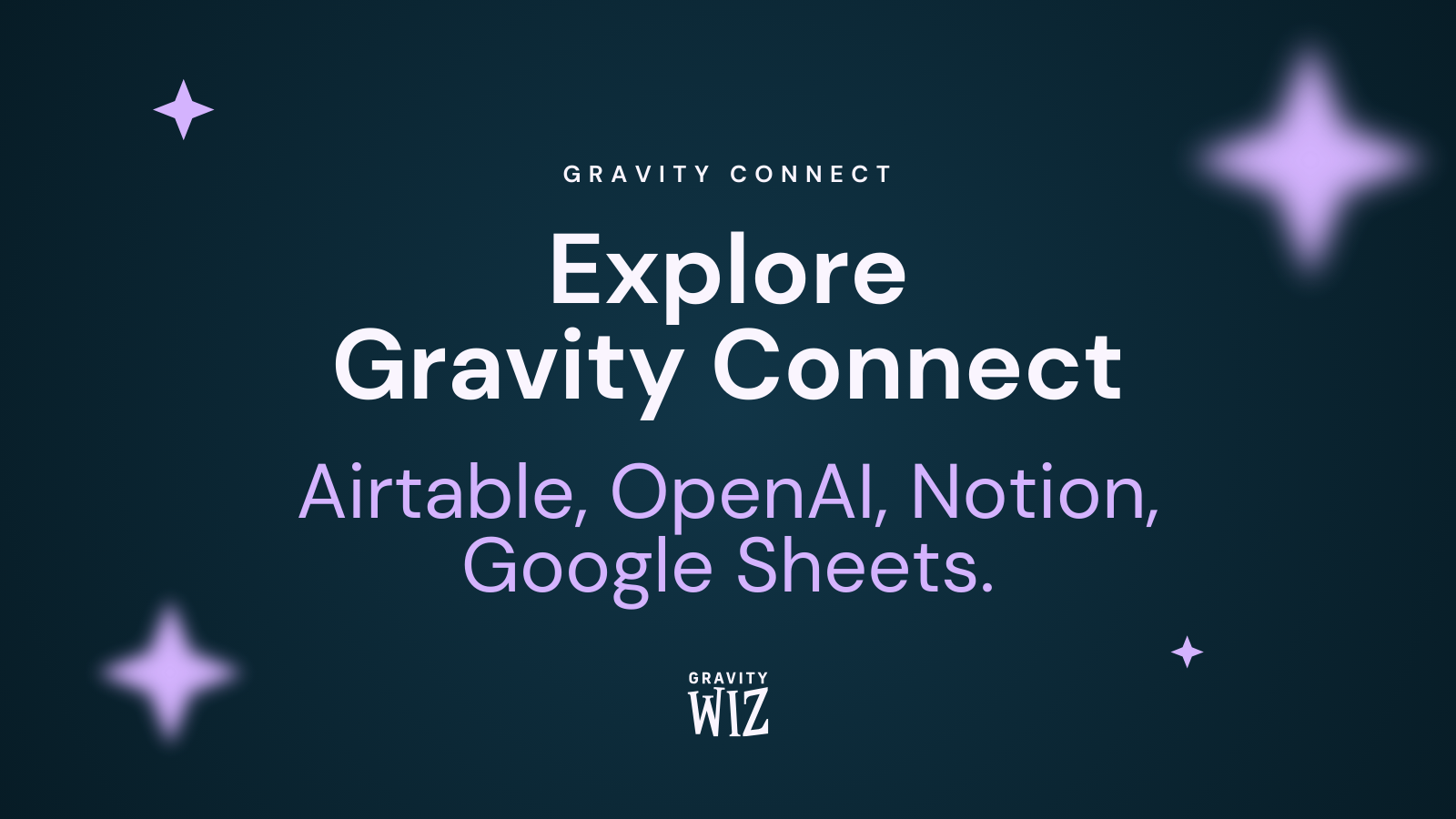 Explore Gravity Connect by Gravity Wiz Explore Gravity Connect by Gravity Wiz