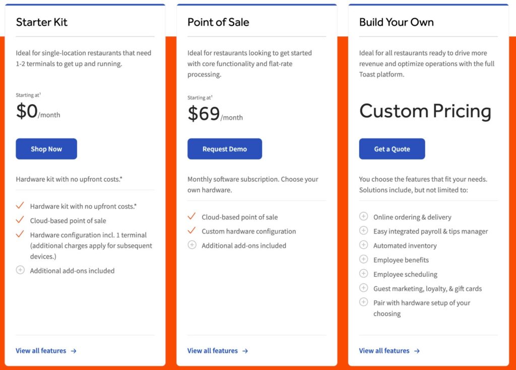 Toast vs Square: Full comparison for all business types - Gravity Forms