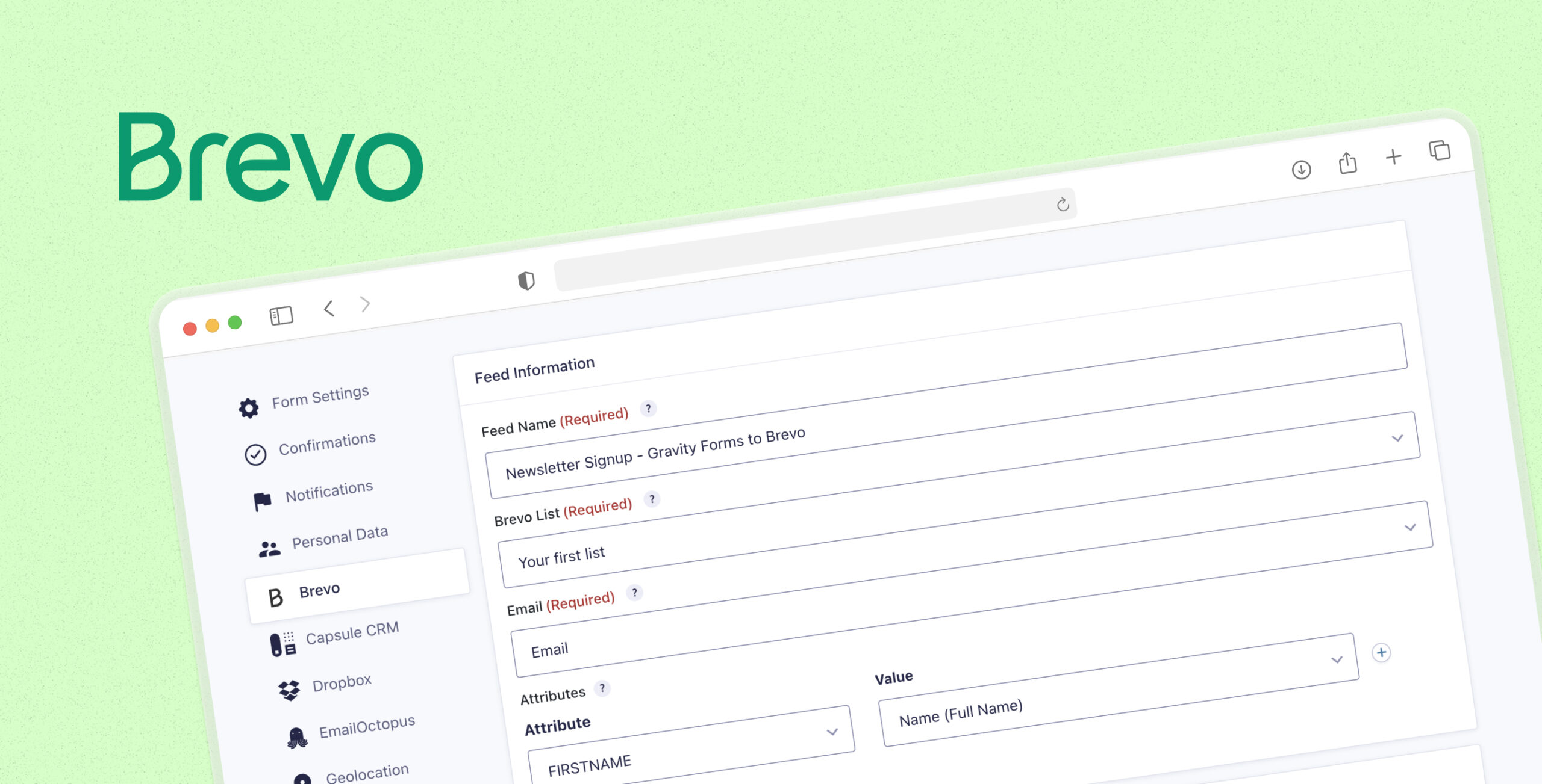 Brevo - Gravity Forms