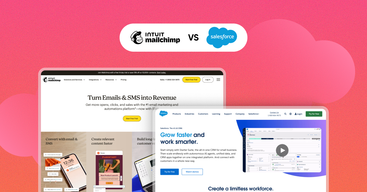 Mailchimp vs Salesforce: Honest comparison to help you choose - Gravity ...